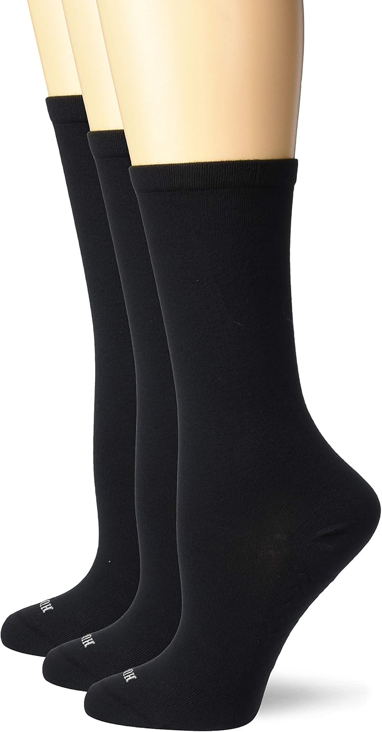 HUE Women's Massaging Sole Socks (Pack of 3),Black,9-11: Amazon.in ...