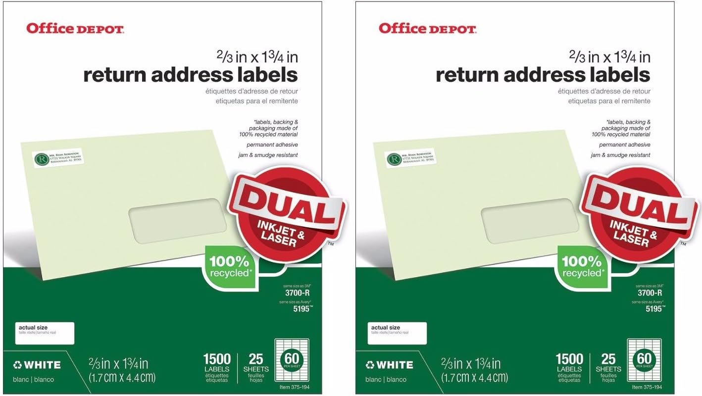 32 Label Paper Office Depot Labels For Your Ideas