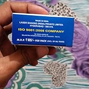 Buy Topaz Platinum Double Edge Razor Blades - Pack of 50 Online at Low ...