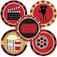 Amazon.com: Movie Night Sticker Labels by Adore By Nat - Cinema Theater ...