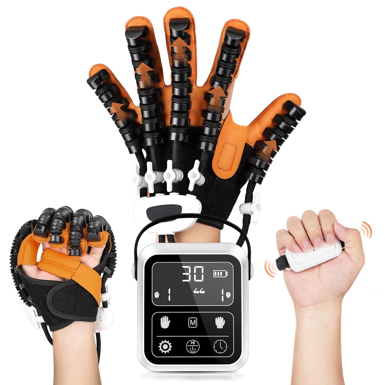 Dvoliaw Hand Rehabilitation Robot Gloves, 3rd Generation Portable ...