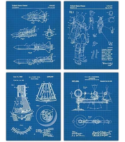 Nasa Apollo Blueprint Apollo Space Suit Patent Astronaut Blueprint