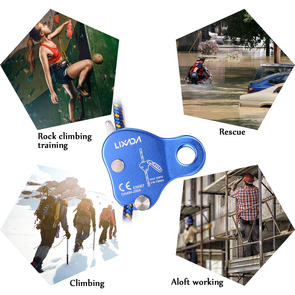 Mua Lixada Rock Climbing Ascender Ultralight Fall Arrest Protection ...