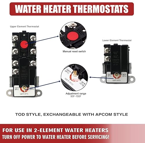 240v Hot Water Heater Thermostat Wiring🚚EWH-05 Electric Water Heater ...