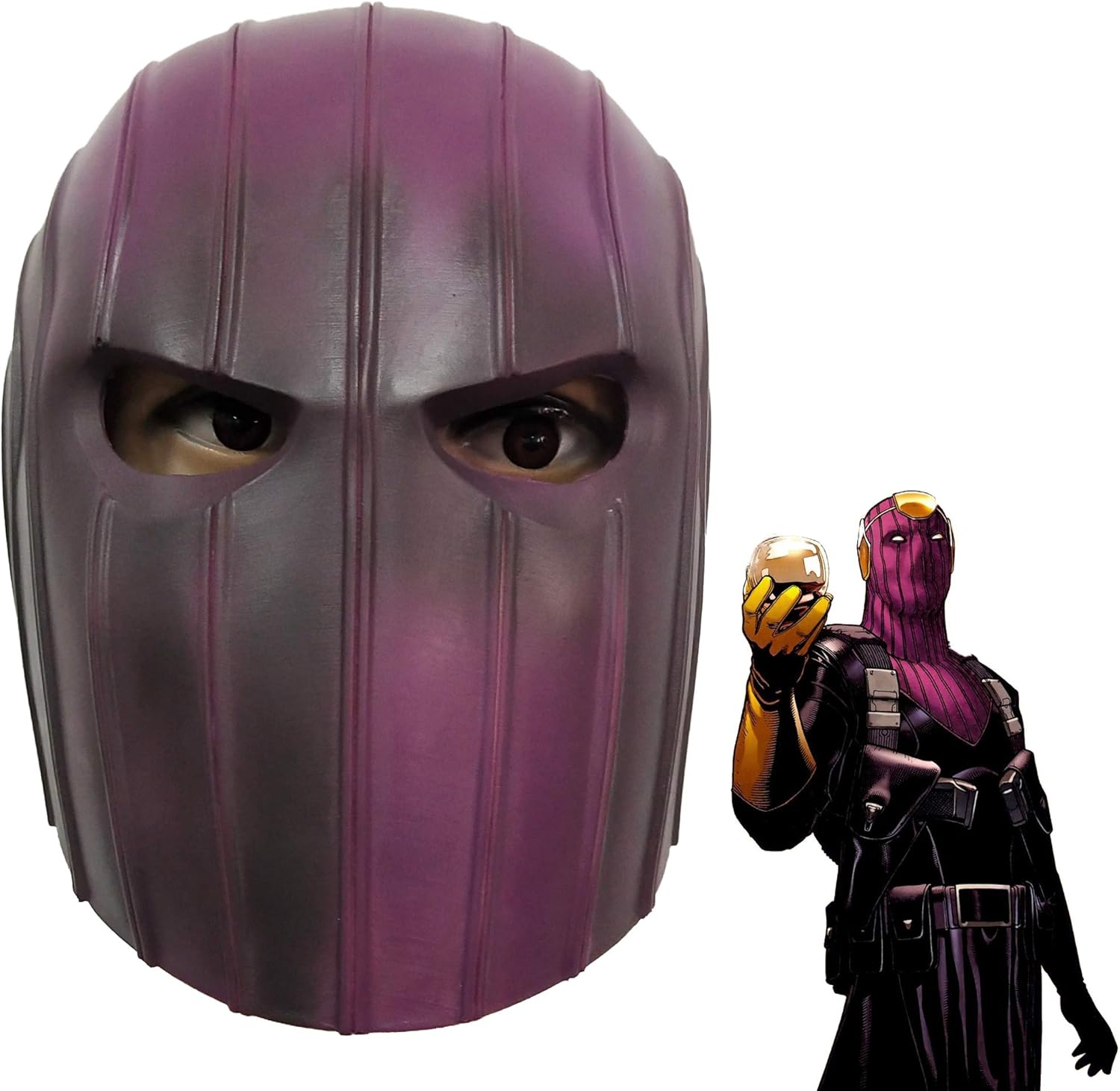 Amazon.com: Baron Zemo Latex Mask The Falcon and The Winter Soldier ...