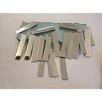 Amazon.com: RUIXUAN 3/8x2inch Small Glass Rectangle Craft Mirrors Bulk ...