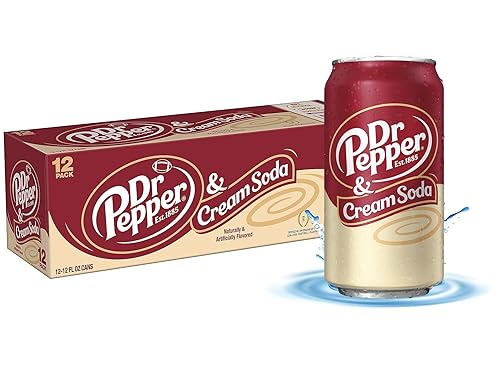 Dr Pepper Cream Soda - Dr Pepper Soda Cans 12 Pack, Soda Soft Drinks ...
