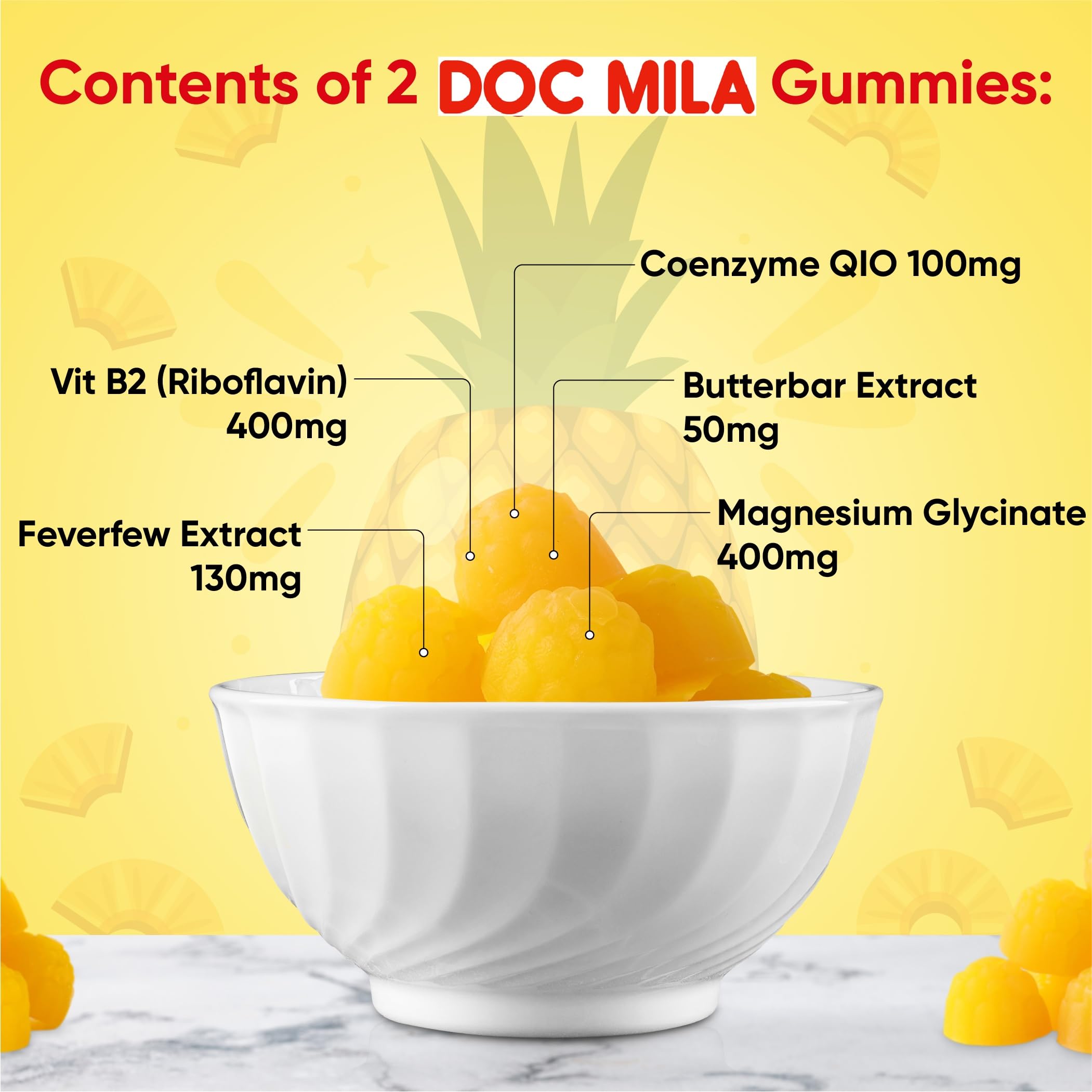 Mua Doc Mila Vitamin B2 Gummies for Adults and Kids - Riboflavin Plus ...
