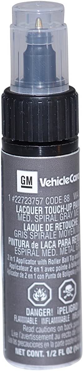 Amazon.com: ACDelco 22723757 Medium Spiral Gray Metallic Touch-Up Paint ...