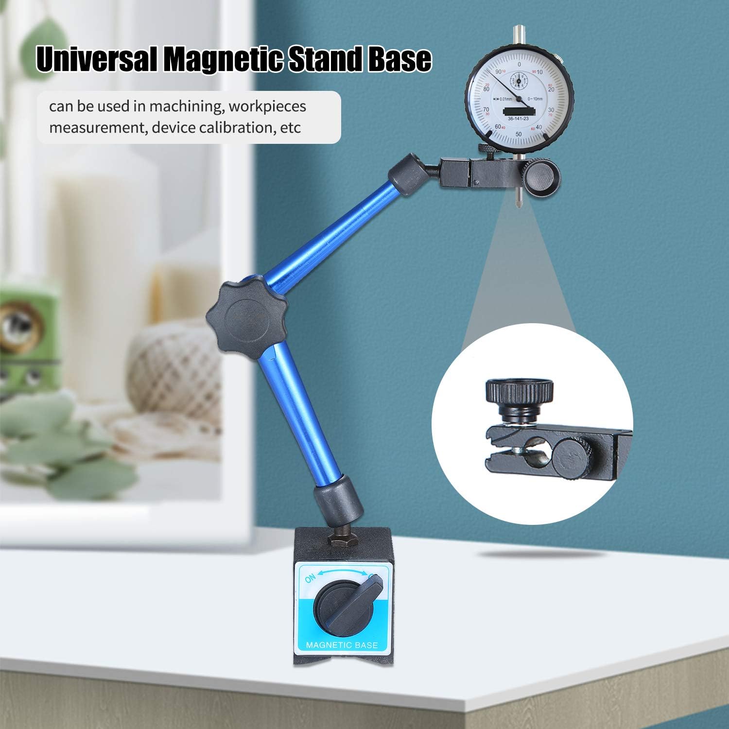 KKmoon Magnetic Base 350mm Universal Arms Heavy Duty Magnetic Base Dial ...