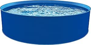 Amazon.com: Blue Wave Cobalt Steel Wall Pool Package - 15-ft Round 48 ...