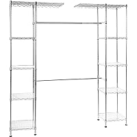 Amazon.com: Amazon Basics Expandable Metal Hanging Storage Organizer ...