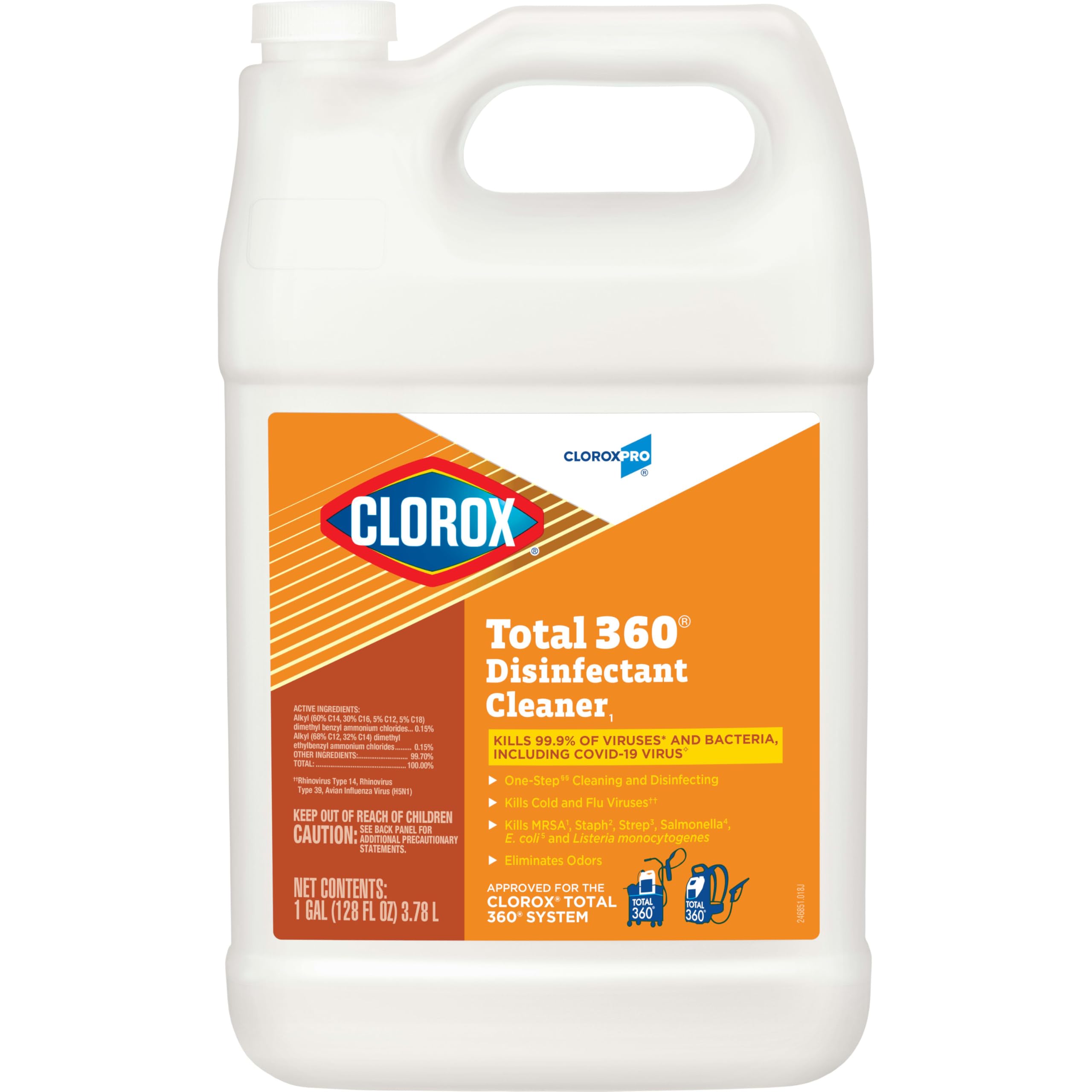 CloroxPro™ Clorox Total 360® Disinfectant Cleaner, 128 Ounces for sale ...
