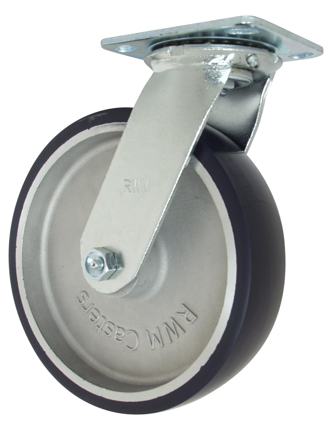 RWM Casters 45-UAR-0820-S 45 Series 9-1/2" High, 8" Urethane on ...