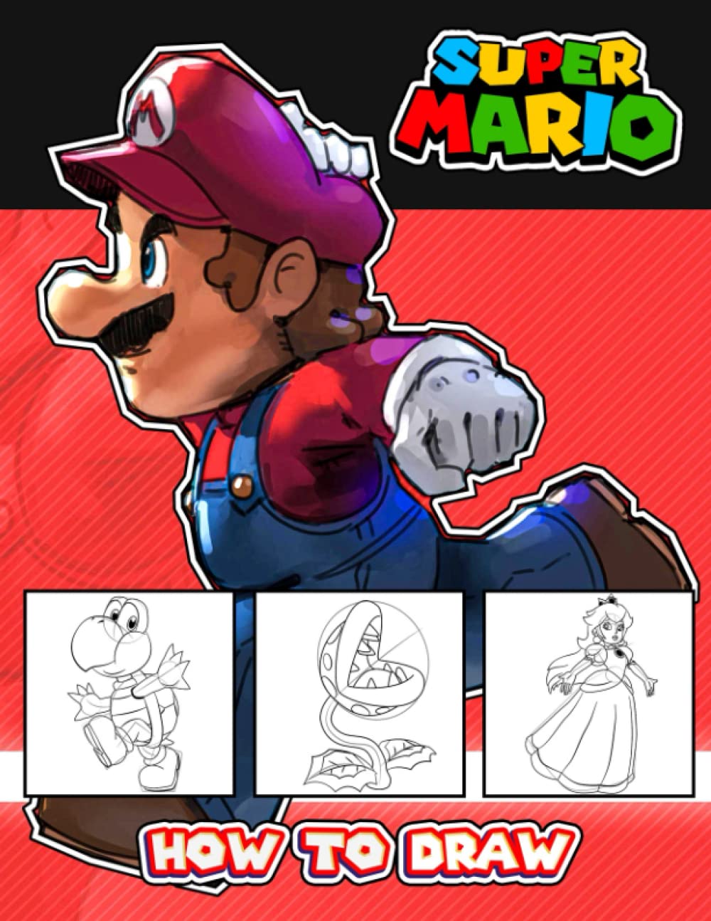 How To Draw Mario Step By Step For Kids