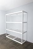 Amazon.com: SafeRacks Freestanding Shelf | Steel Shelving Unit | 2'D x ...