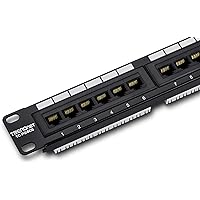 Amazon.com: TRENDnet 48-Port Cat6 Unshielded Patch Panel, Wallmount or ...