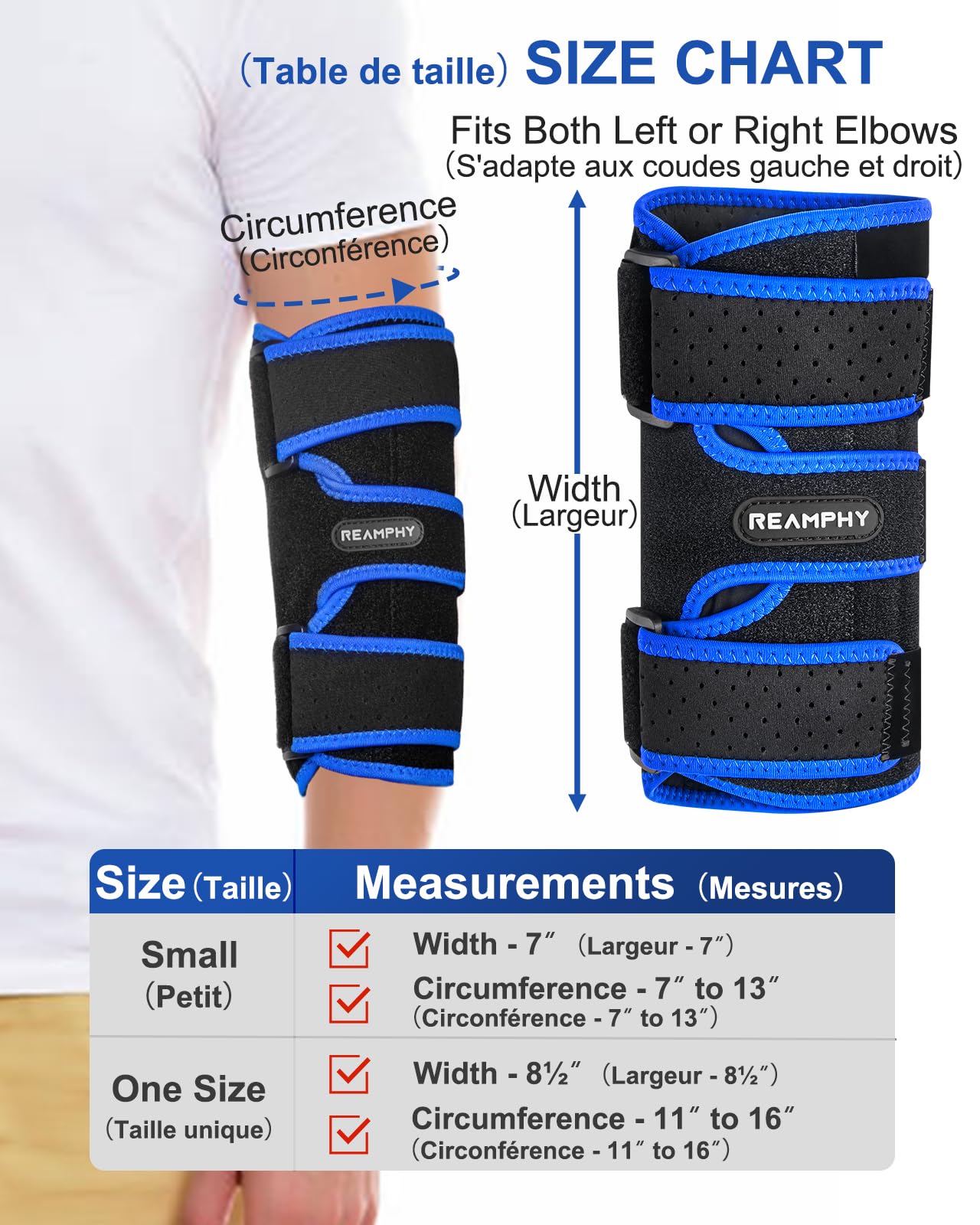 Mua Reamphy Elbow Brace,Comfortable Night Elbow Sleep Support,Elbow Splint, Adjustable ...