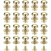 Amazon.com: uxcell 12mm Ball Head Stud Rivets Screw Back, 15Pack Round ...