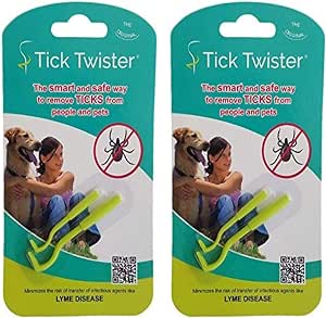 Tick Twister Tick Remover Set with Small and Large (Pack of 2 Sets ...