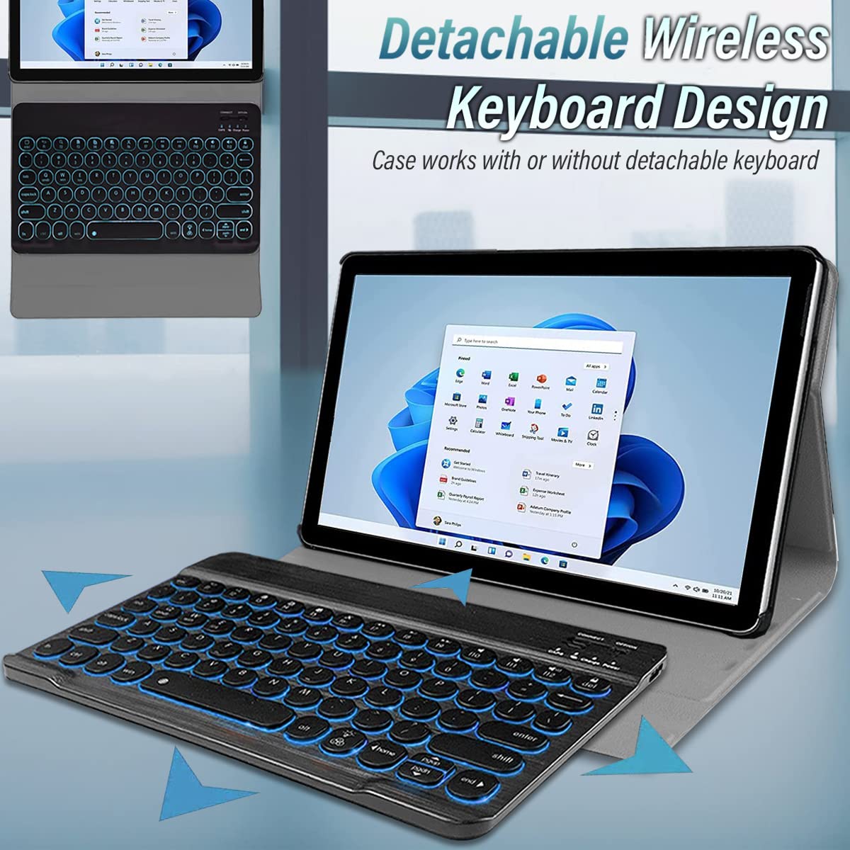 Mua Wineecy Backlit Keyboard Case for Microsoft Surface Go 4 2023 /Go 3 ...