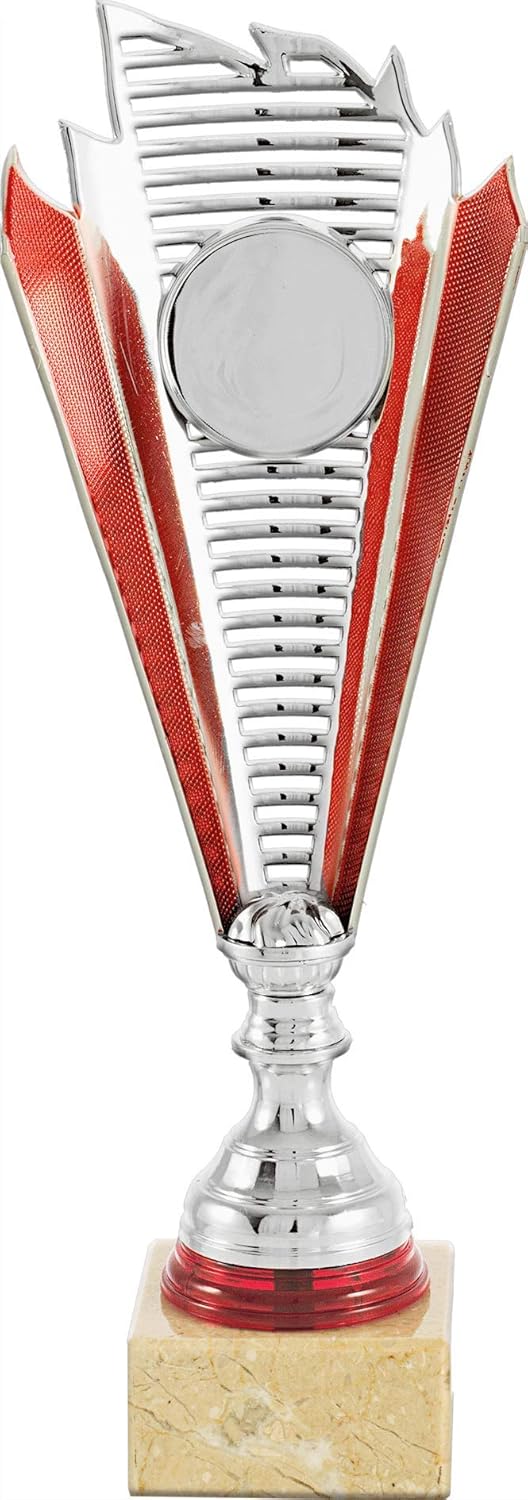 Art-Trophies at81152 Trophée de Sport, Argent/Rouge, Taille Unique ...