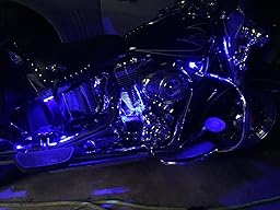 Amazon.com: Blue LED Neon Motorcycle Lighting Kit: Automotive