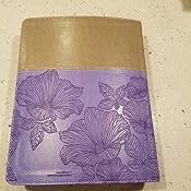 NIV, Beautiful Word Coloring Bible, Large Print, Leathersoft, Purple ...