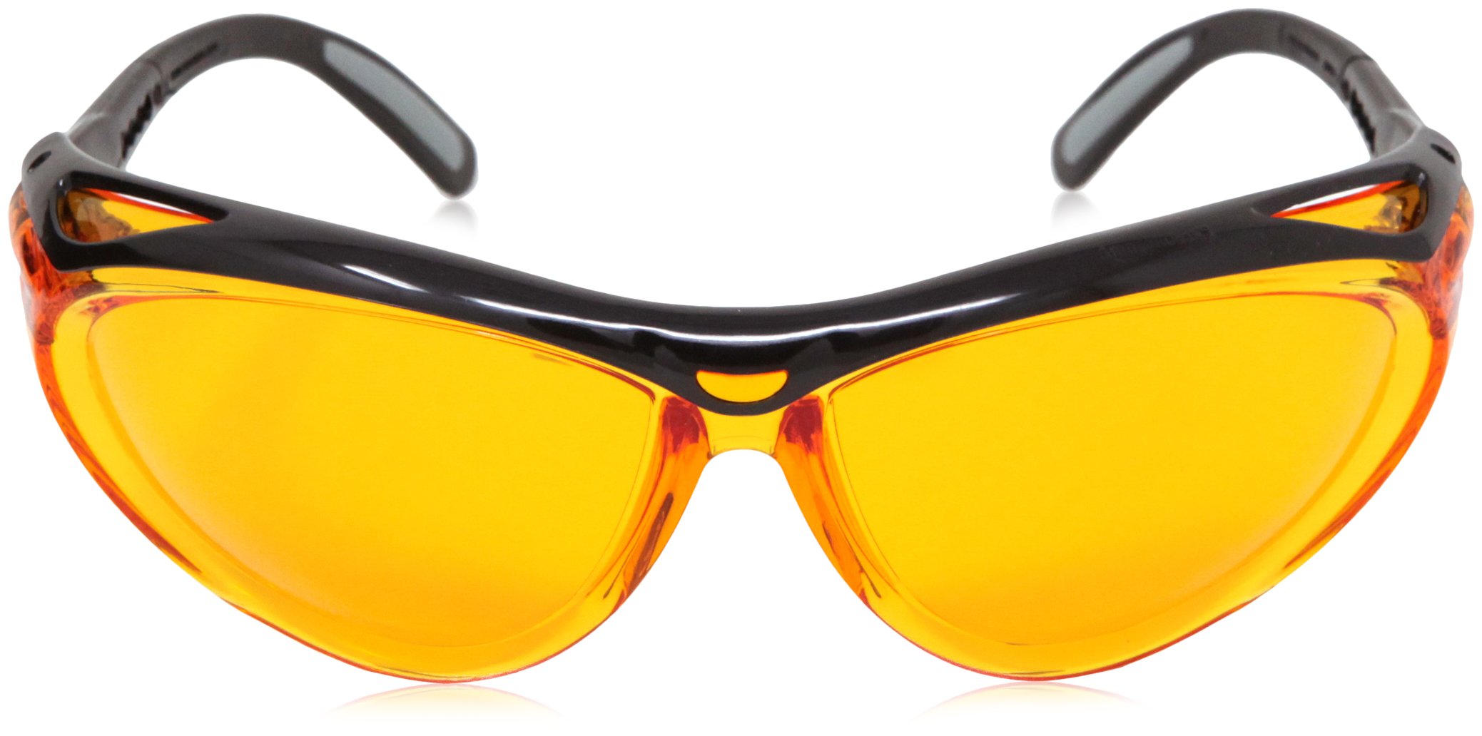 AmazonBasics Blue Light Blocking Safety Glasses Anti Fog Orange Lens 