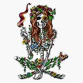 Amazon.com - Creeper Skeleton Sticker Bumper Sticker Vinyl Decal 5"