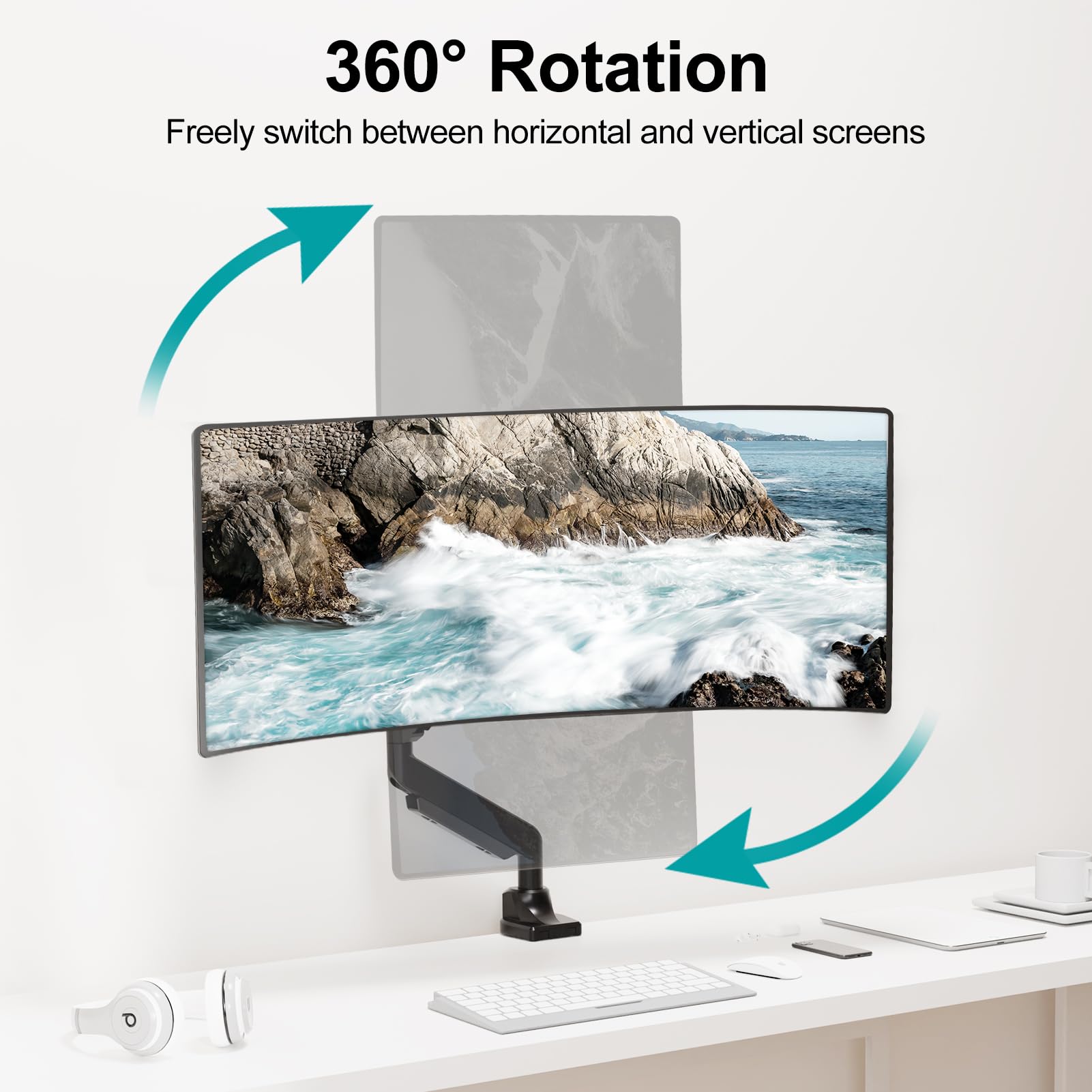 Mua MOUNT PRO Single Monitor Mount for 22 - 43 inch Ultrawide Computer ...