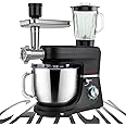 Amazon.com: COOKLEE 6-IN-1 Stand Mixer, 8.5 Qt. Multifunctional ...