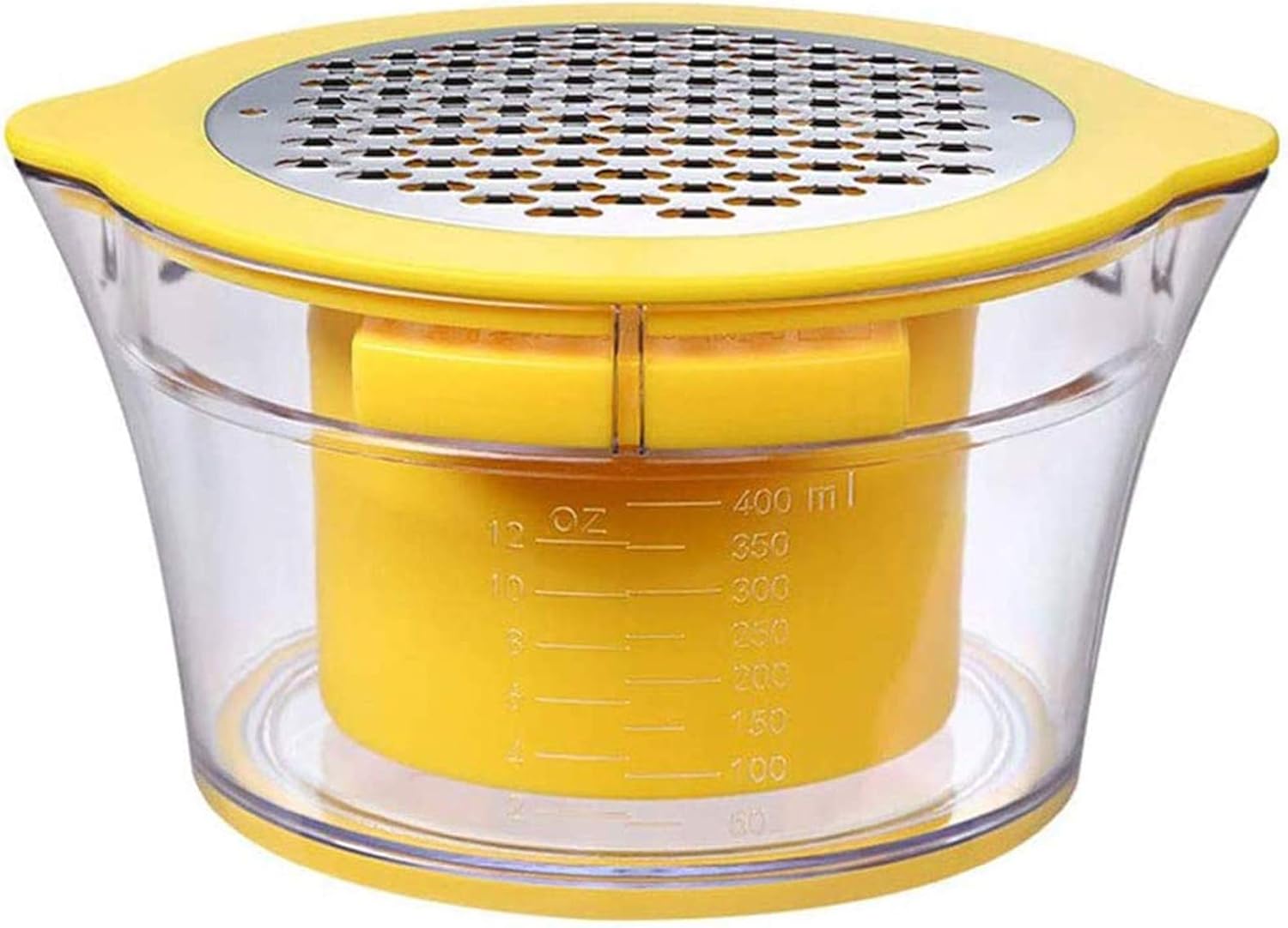 Combines, High Quality Two-Way Grater with Built-In Transparent ...