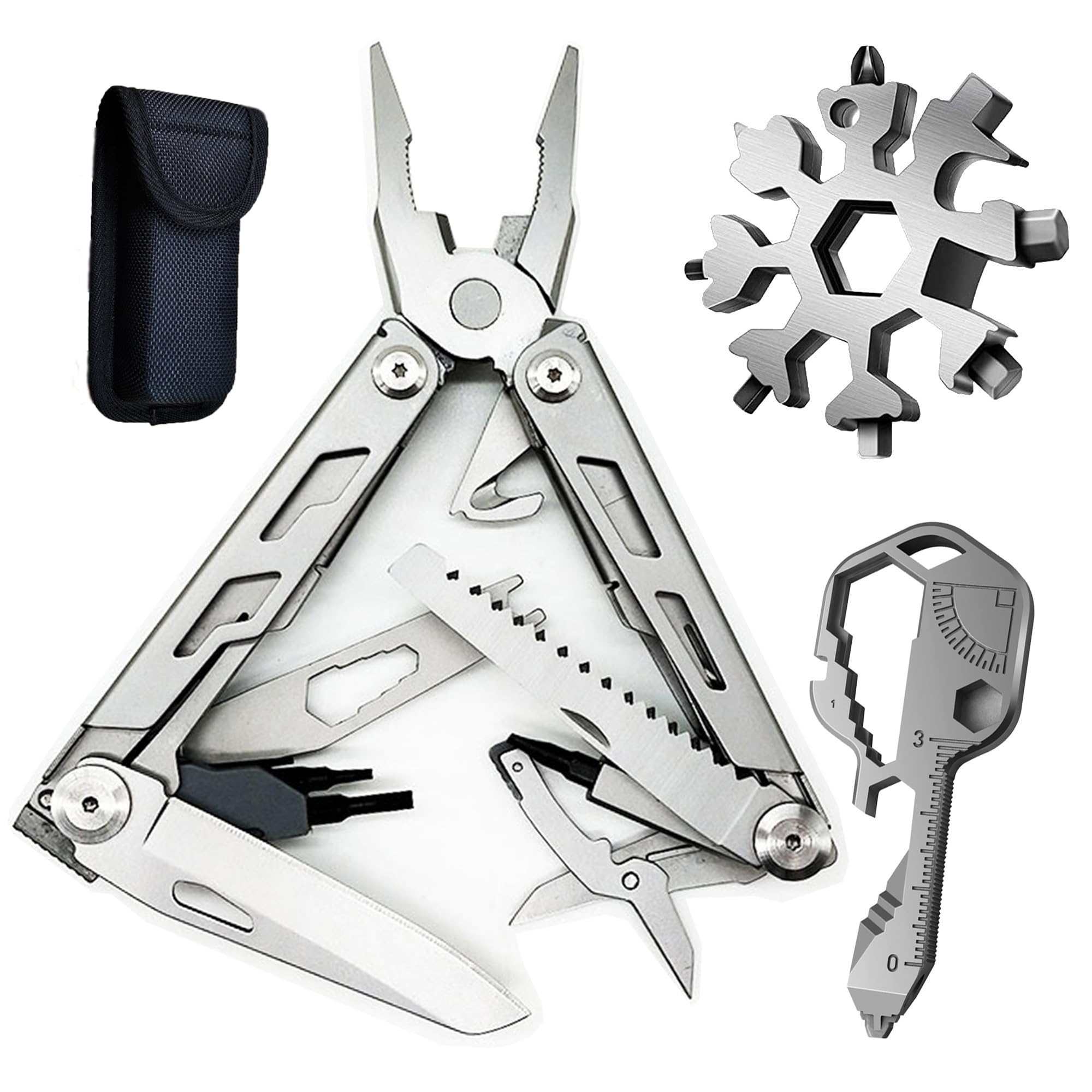 21 in 1 Multi-Tool Pliers Multitool Pliers Pocket Knife with Nylon ...