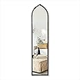 Amazon.com: VELLQUE Long Gold Arched Mirror, Decorative Hanging Tall ...