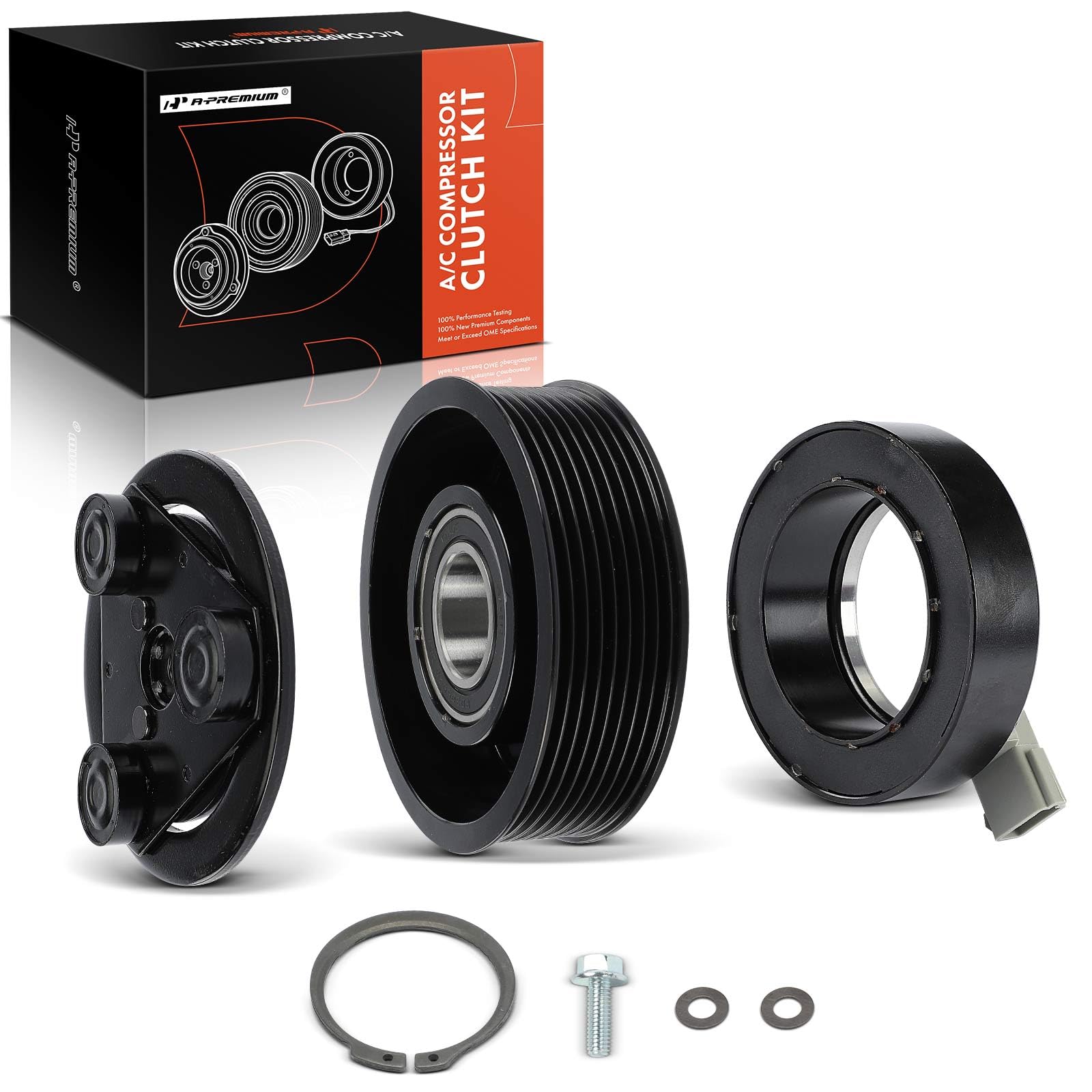 A-Premium Air Conditioner AC Compressor Clutch Kit Compatible with Dodge Ram 2500 3500 2006-2009 ...