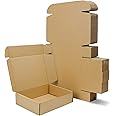 Amazon.com: Pearwow Shipping Boxes 25 Pack,Brown Corrugated Strong ...