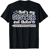 Amazon.com: Proud Cheer Brother Cheerleading Brother Of A Cheerleader T ...
