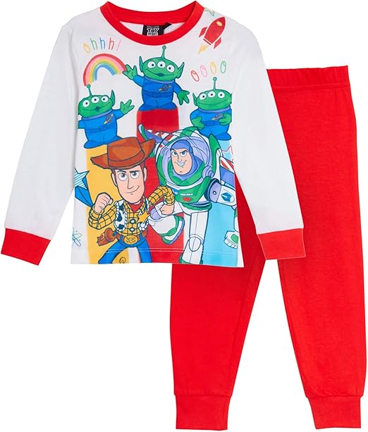 Disney Toy Story Pyjamas Kids Buzz Woody Full Length Pjs Girls Boys ...