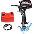 Amazon.com: 4-Stroke 6.5HP Gasoline Outboard Trolling Motor, 123CC Petrol Marine Engine Outboard ...