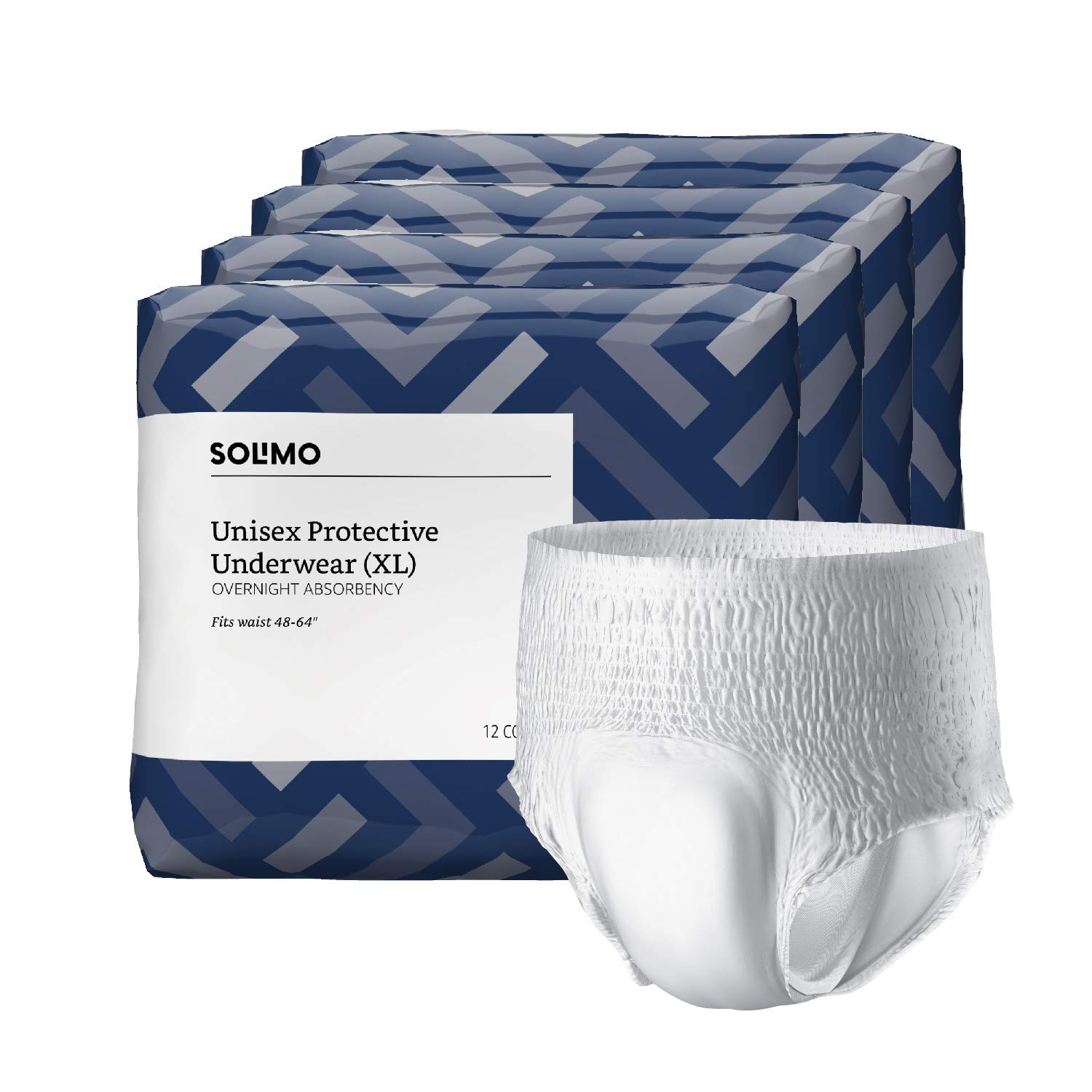 Amazon.com: Amazon Brand - Solimo Incontinence Underwear for Men and ...
