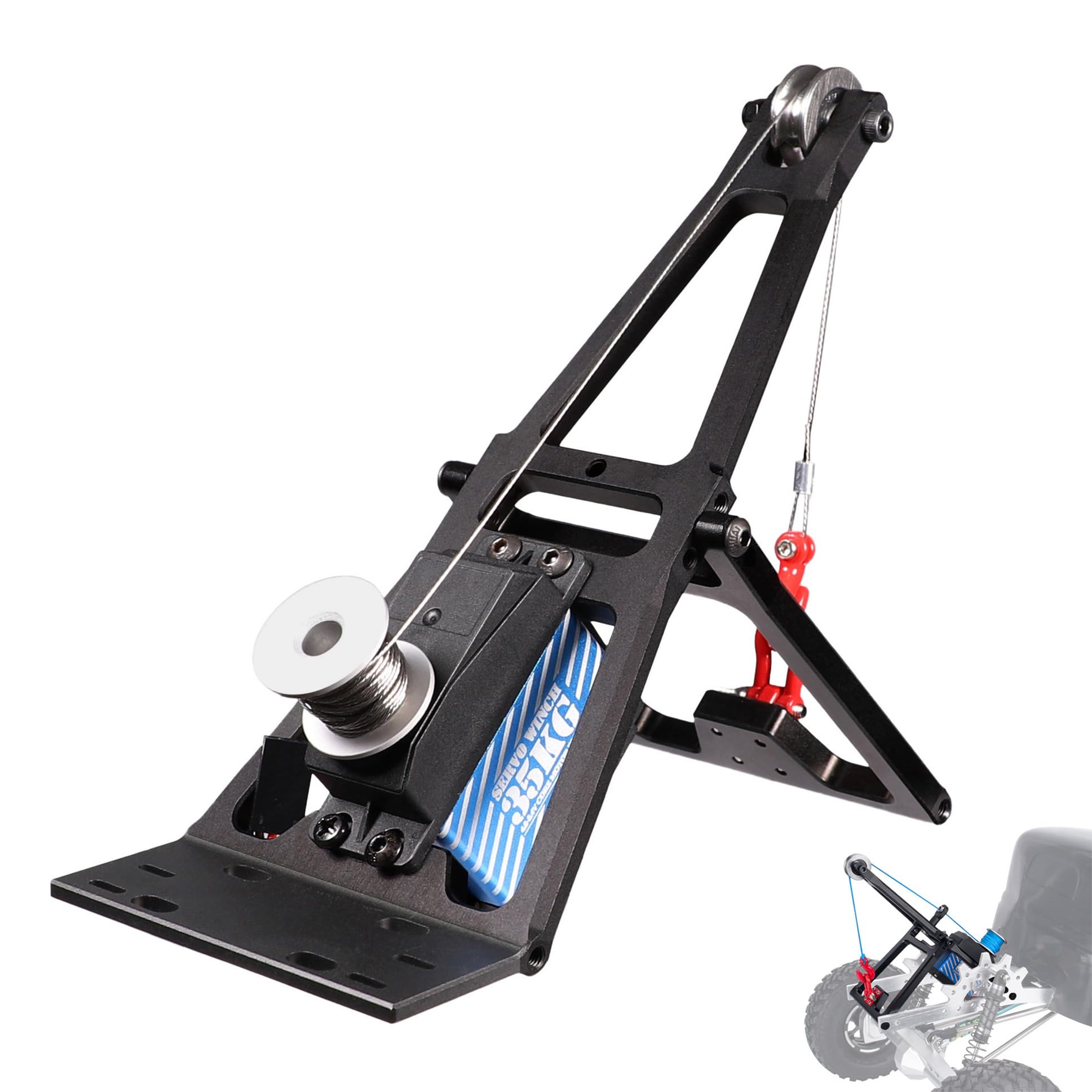 AOLTNRC 1/10 RC Crawler Tow Truck Build Kit Upgrades, Double Stent ...