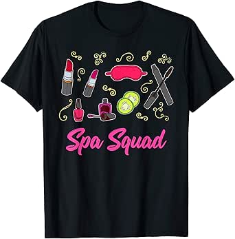 Amazon.com: Spa Birthday Shirt - Spa Squad Shirt: Clothing
