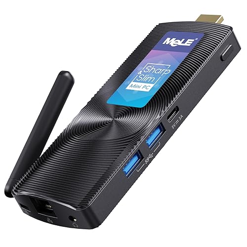 MeLE PCG02 Mini PC Stick Fanless N4000 4GB Ram 128GB Mini Computer ...