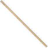 Amazon.com: Dritz Wood Metal Tips Yardstick Ruler, 1/4 x 36-Inch, Natural