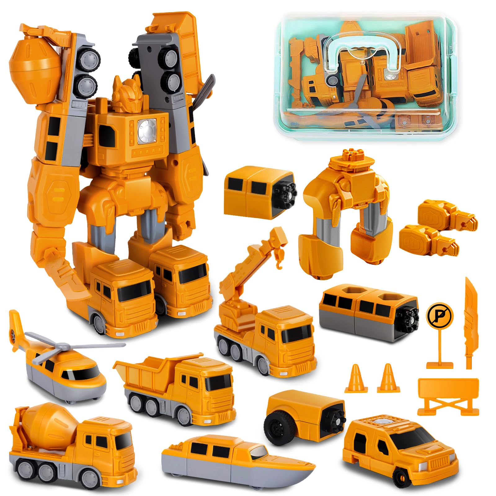 Mua WixbFyn Magnetic Transform Engineering Car Converting Robot ...