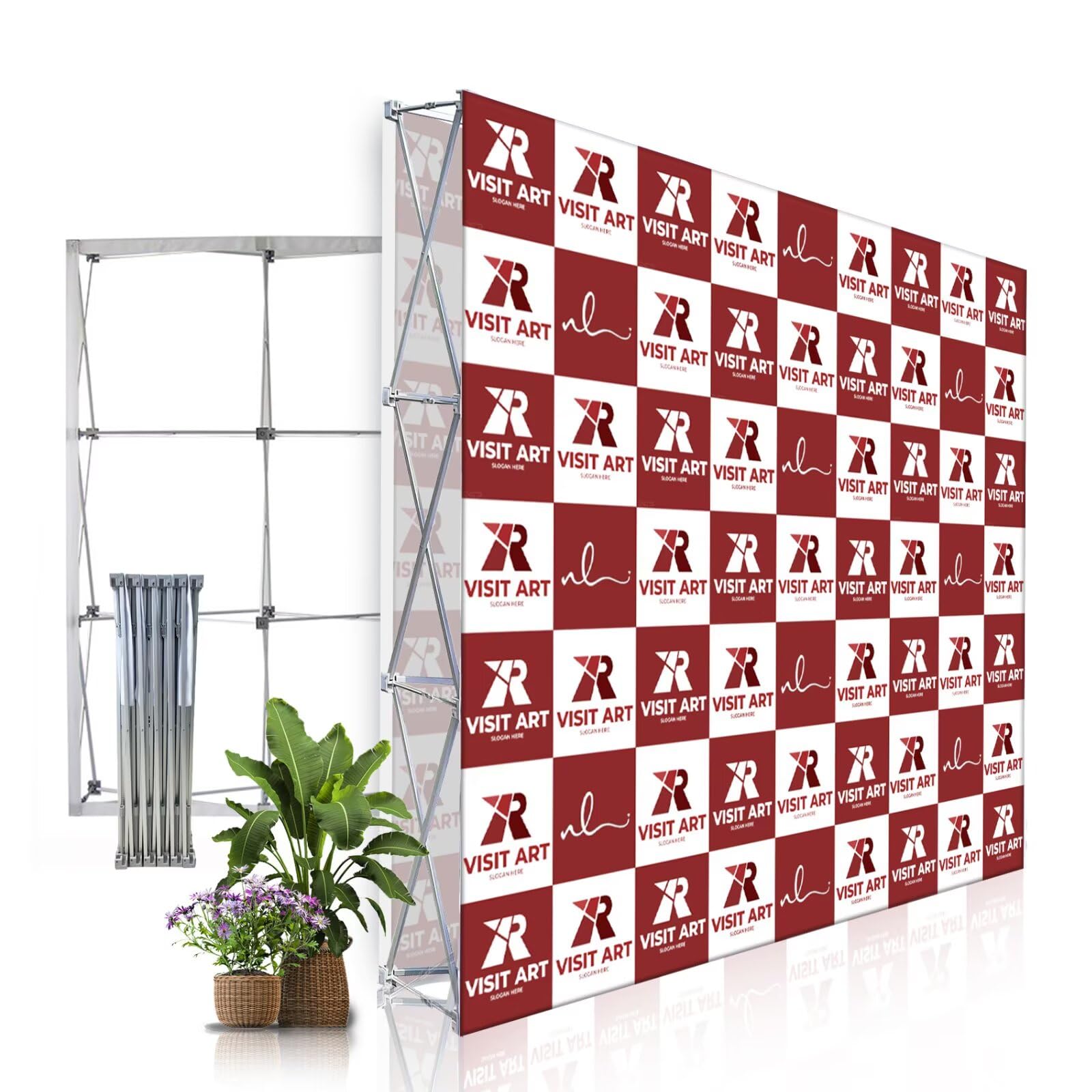 Mua Portable Pop Up Display Stand 7.5 x 7.5 FT Aluminium Frame Trade ...