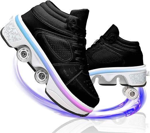 Casual Roller Skates for Girls/Women Rollers Shoes for Kids 2-In-1 ...