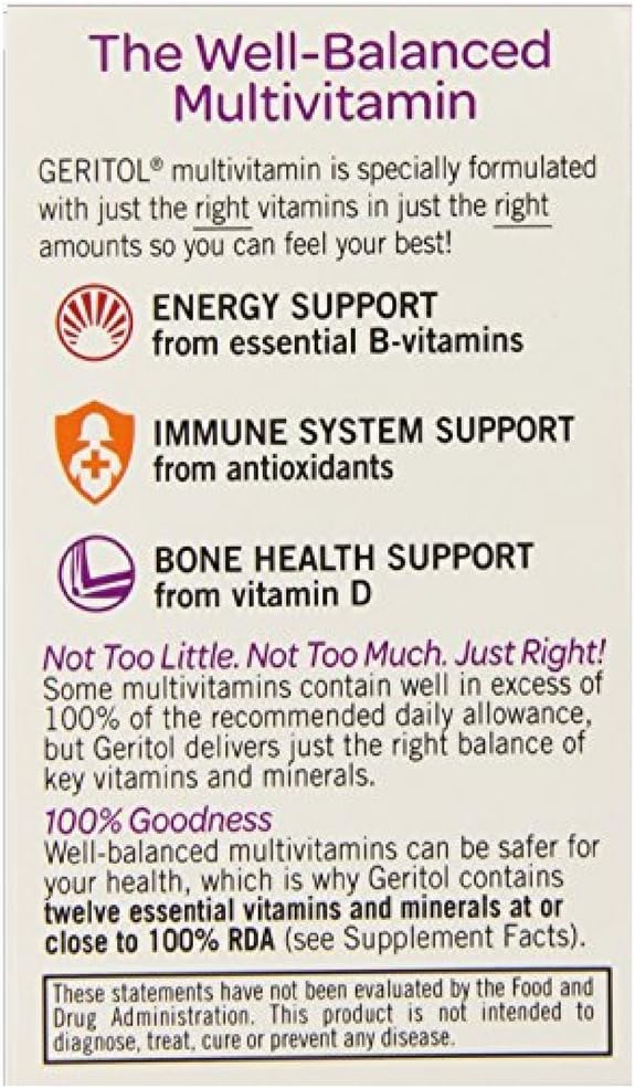 Geritol Complete Tablets, 40 Count – BigaMart