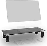 VonHaus Monitor Stand for Desks | Height Adjustable | Screen Riser for ...